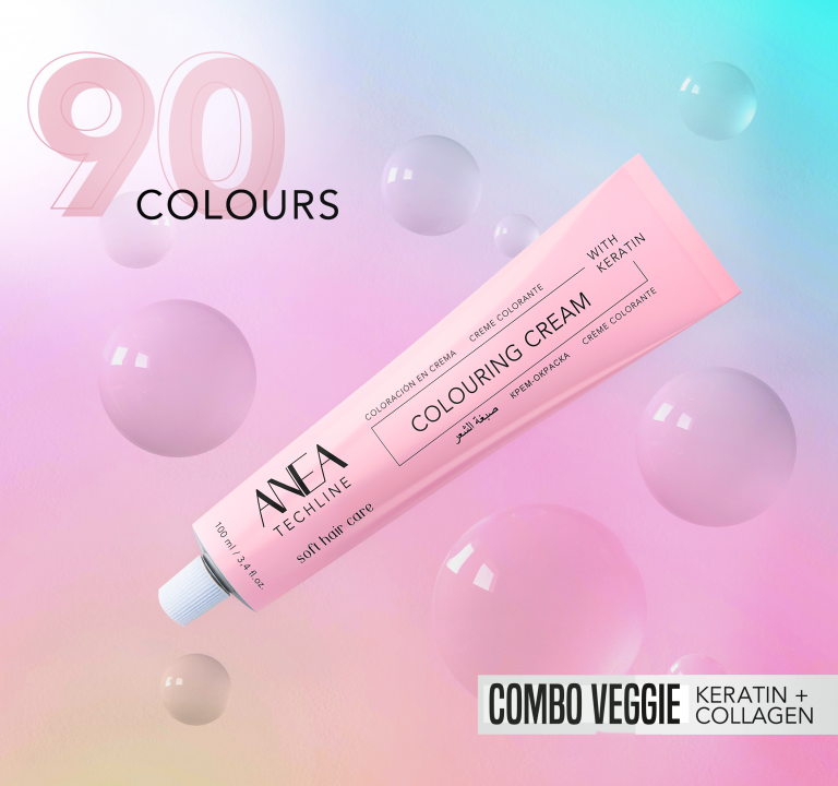 Anea Techline, Tinte Permanente Vegano para tener Cabello Saludable y Brillante